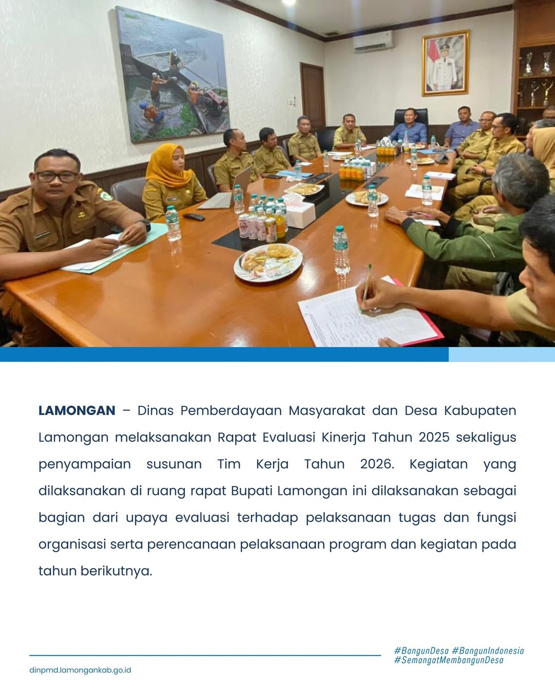 RAPAT EVALUASI KINERJA TAHUN 2025 DAN PENYAMPAIAN SUSUNAN RENCANA KERJA ...