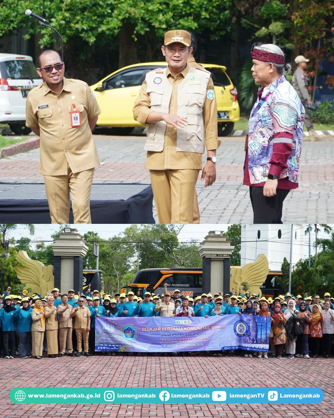 713 Mahasiswa Unair Lakukan Pengabdian Masyarakat BBK di Lamongan ...
