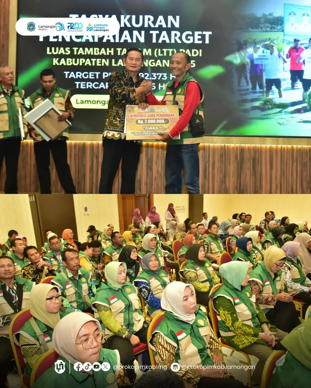 Target Luas Tambah Tanam Terlampaui, Pak YES Apresiasi Insan Pertanian ...